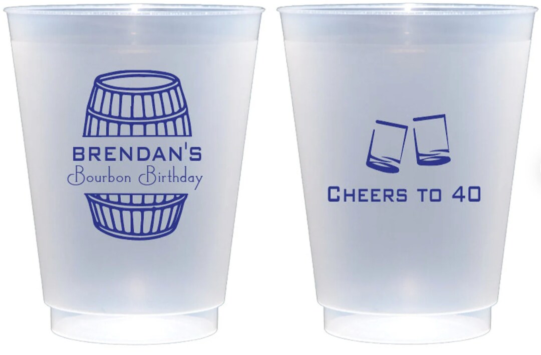 Bourbon Birthday Party, Bourbon Cups, Whiskey Birthday Party, Bourbon ...