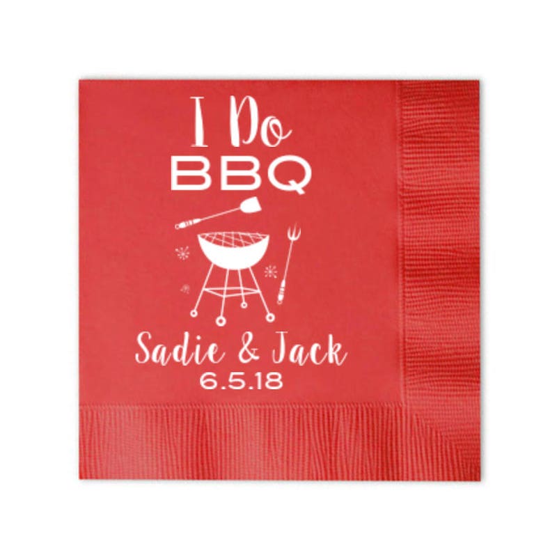 I Do Bbq Napkins - Etsy