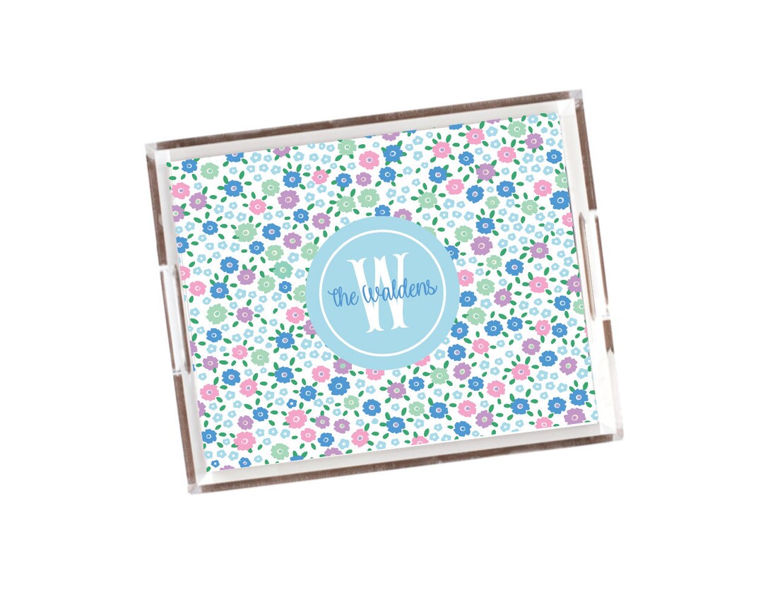 Acrylic Tray, Lucite Tray With Insert, Personalized Tray, Acrylic ...