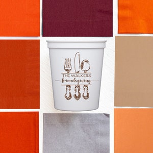 Friendsgiving Cups, Personalized Friends Giving Cups, Personalized ...