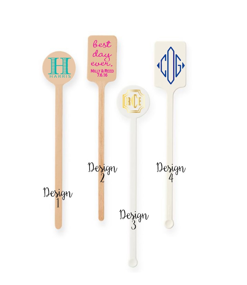 Personalized Drink Stirrers Wooden Drink Stirrer Etsy