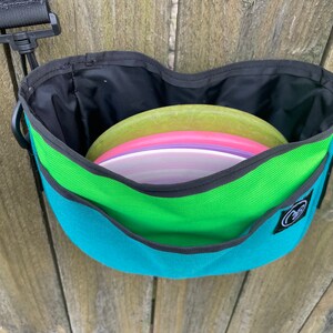 Handmade Disc Golf Bag, Water Repellent Cordura Clutch, Adjustable ...