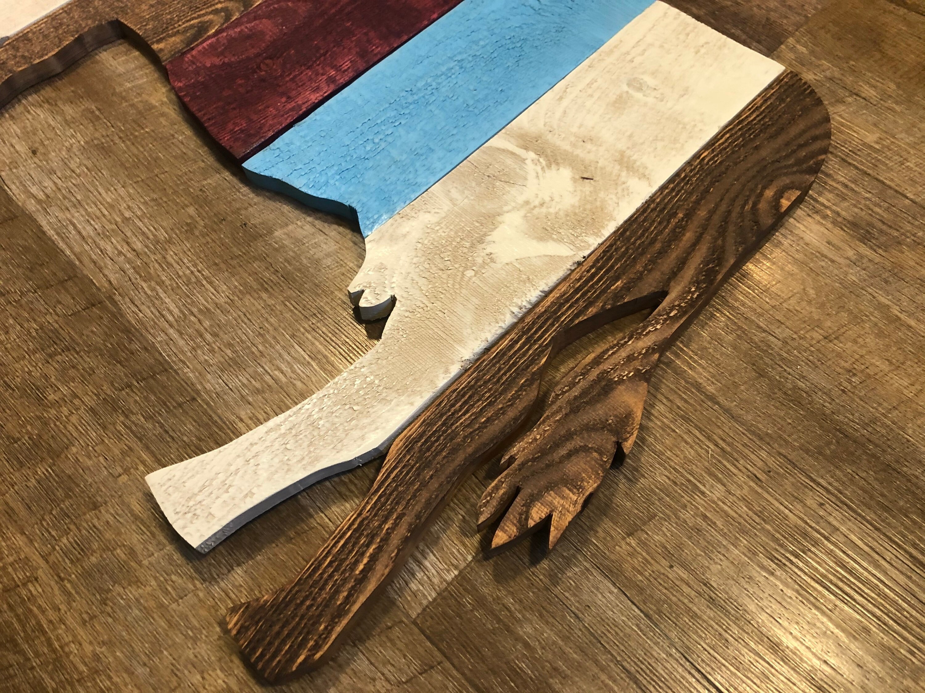Multicolored Pallet Cow/calf Cutout - Etsy