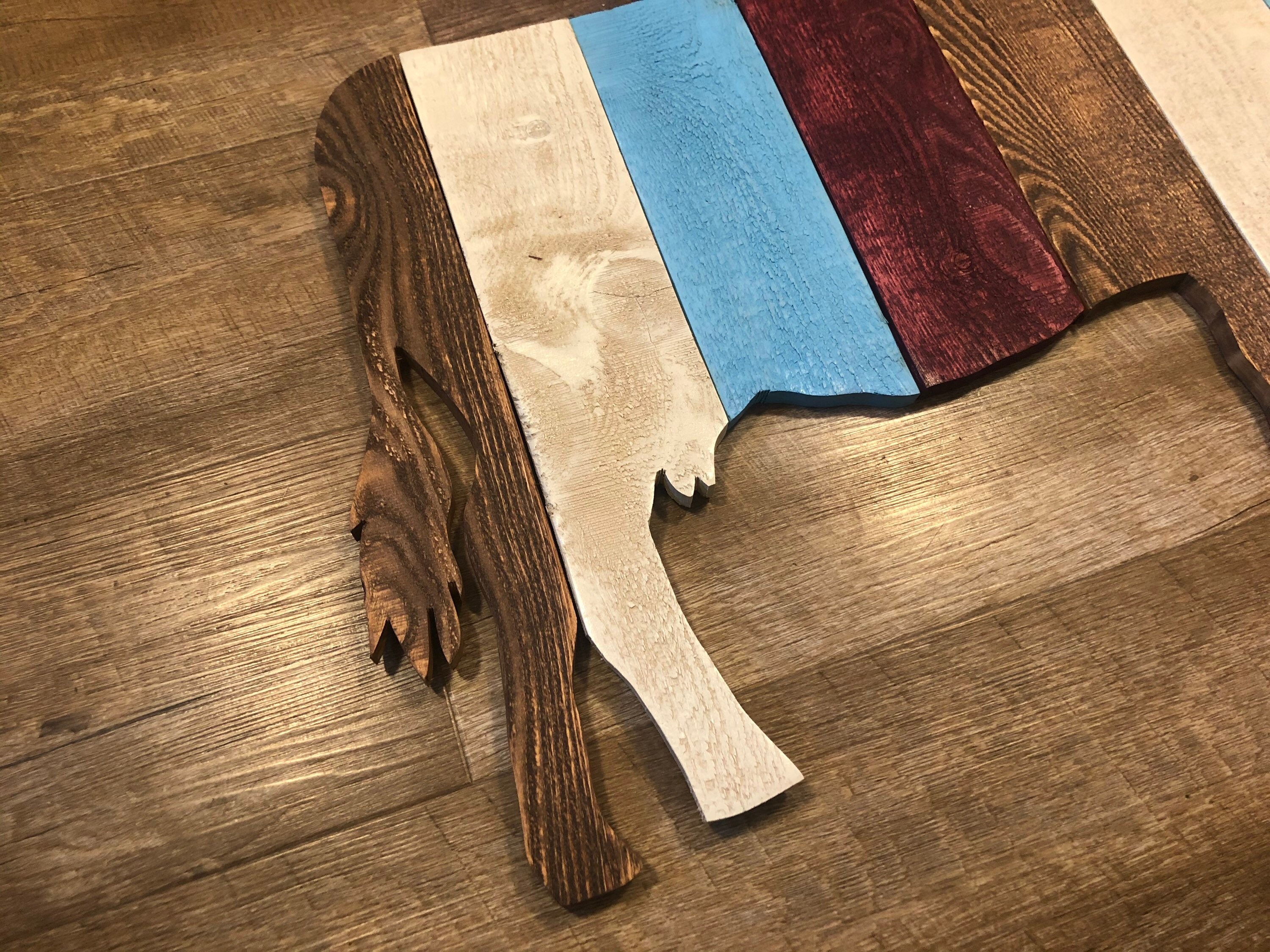 Multicolored Pallet Cow/calf Cutout - Etsy