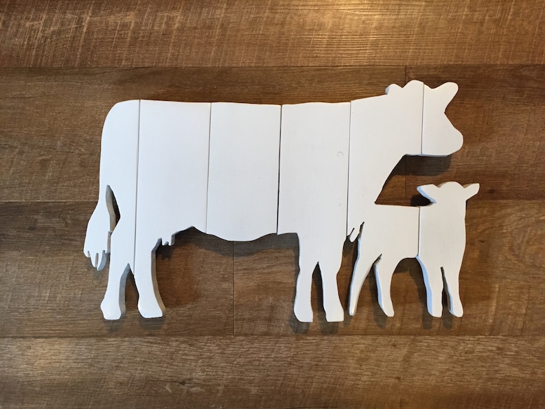 Cow/calf Cutout Wall Sign | Etsy