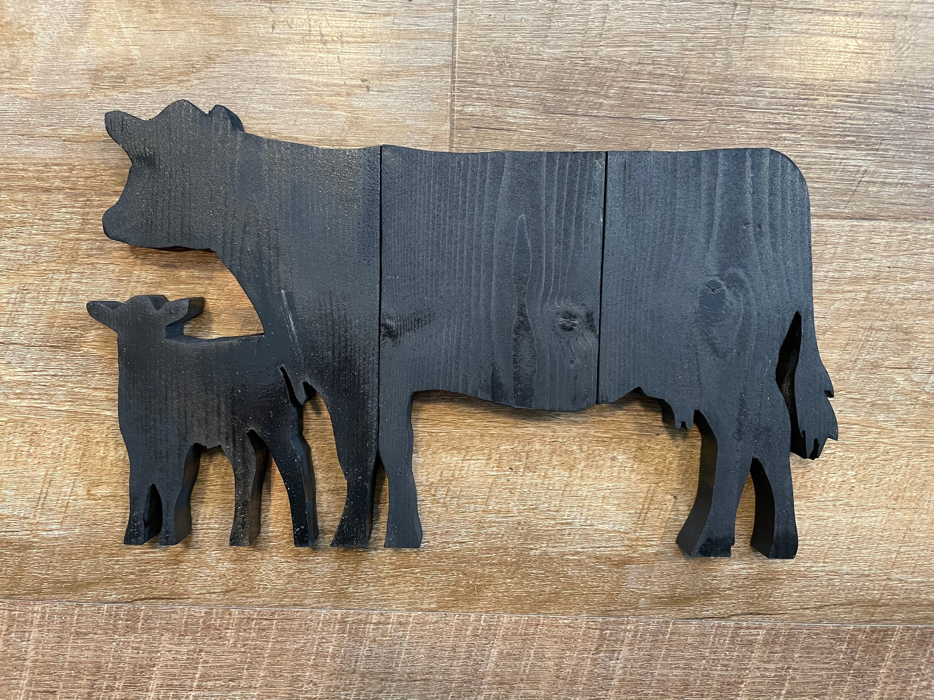 Small Pallet Cow/calf Cutout - Etsy