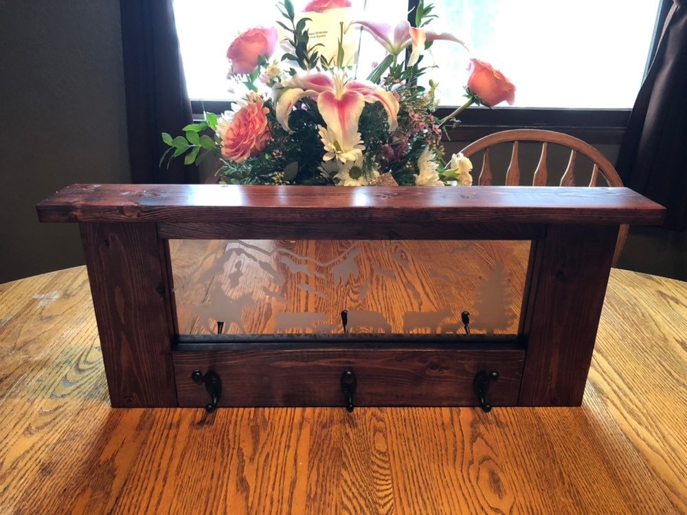 Cowboy Moving Cows Etched Mirror Coat/hat Rack - Etsy