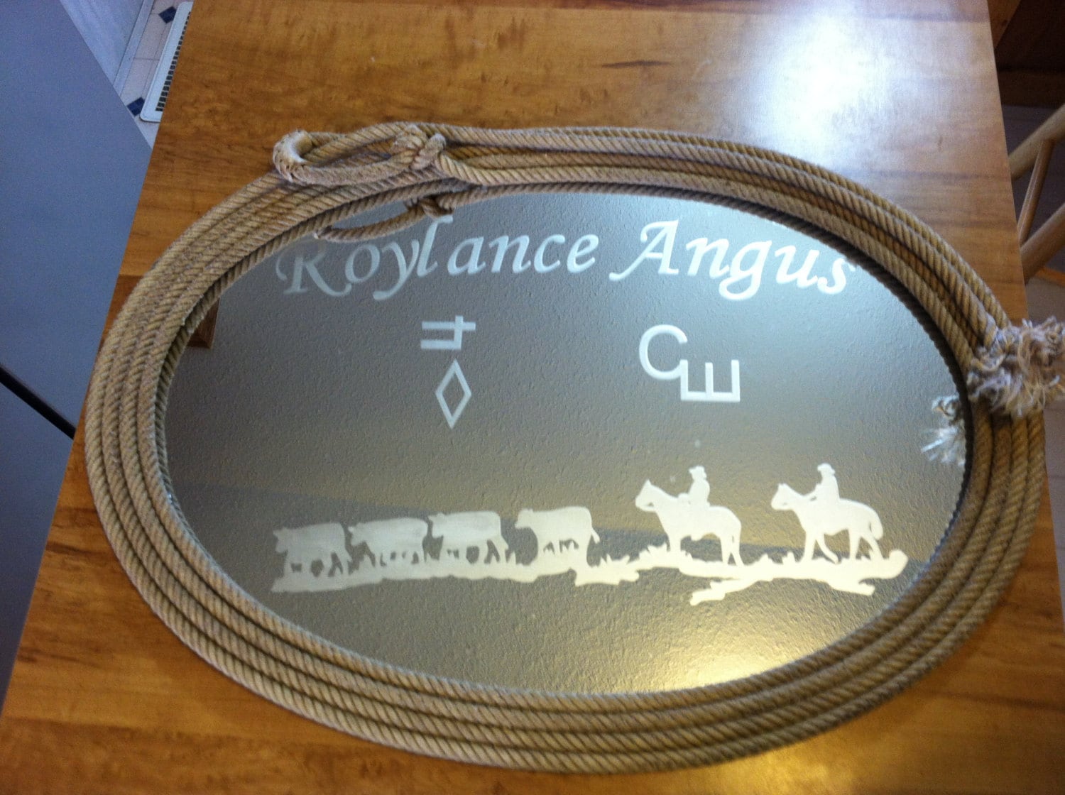 Customized Etched Mirror - Etsy