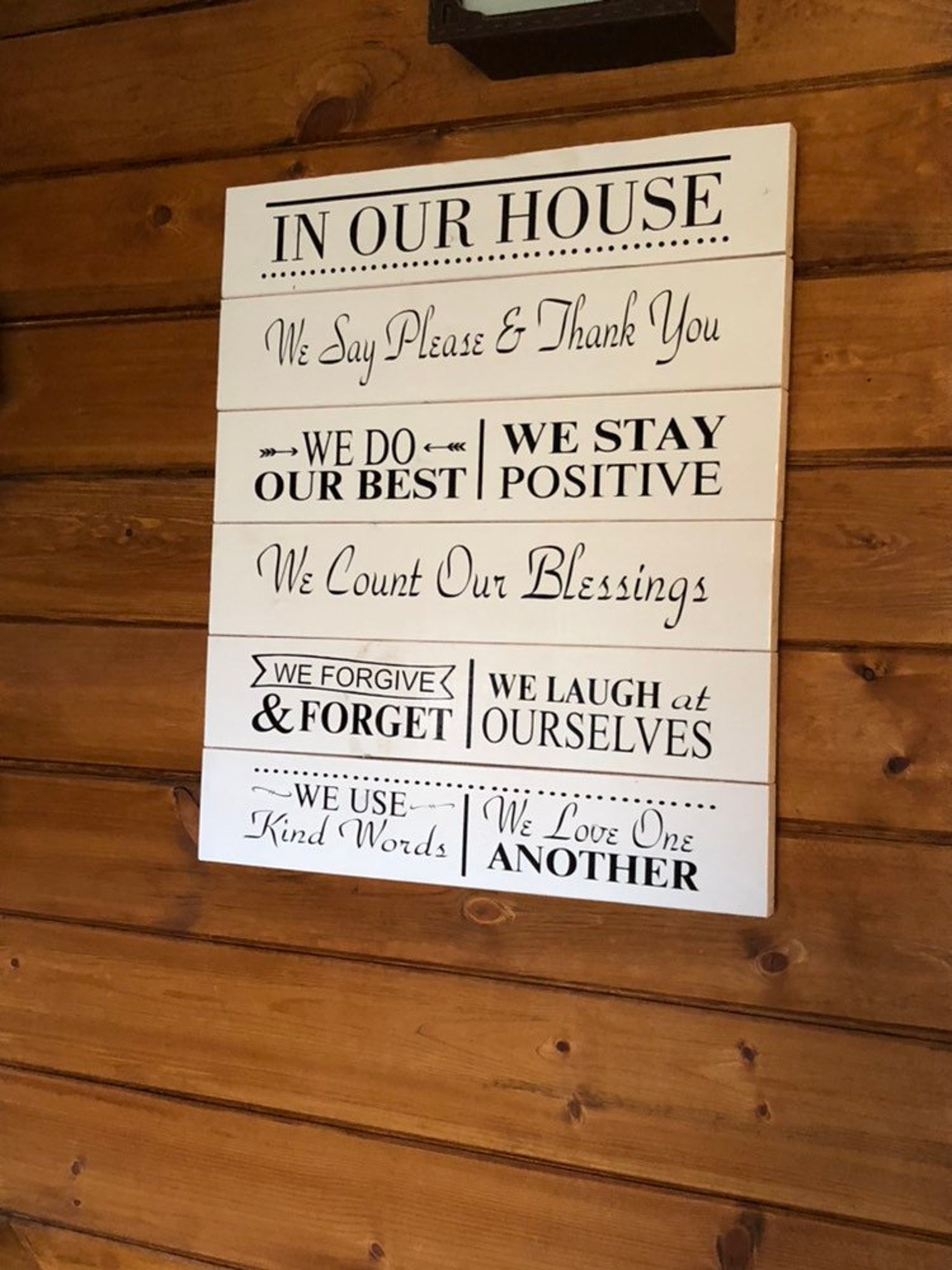 In Our House Sign - Etsy