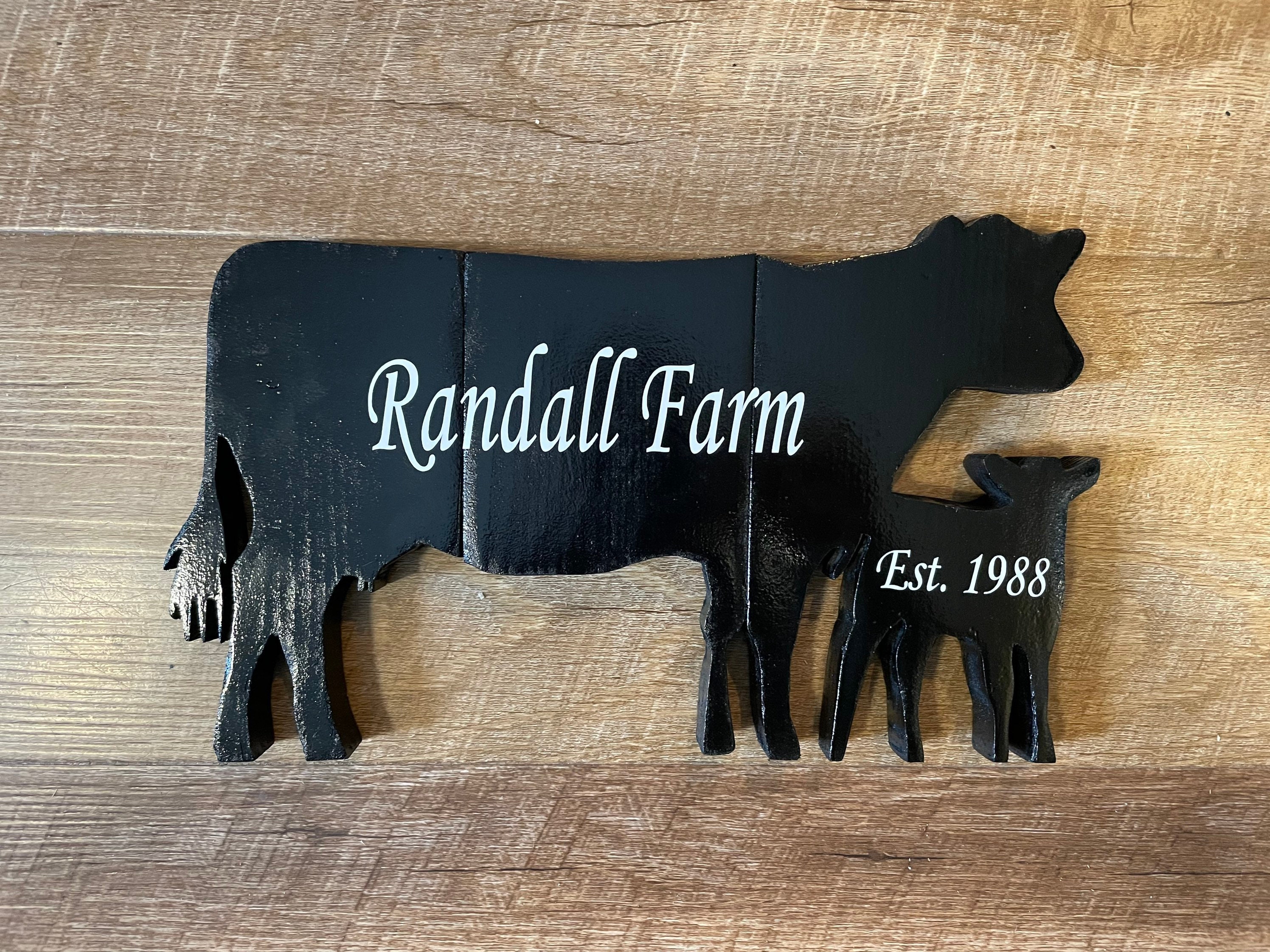 Small Pallet Cow/calf Cutout - Etsy