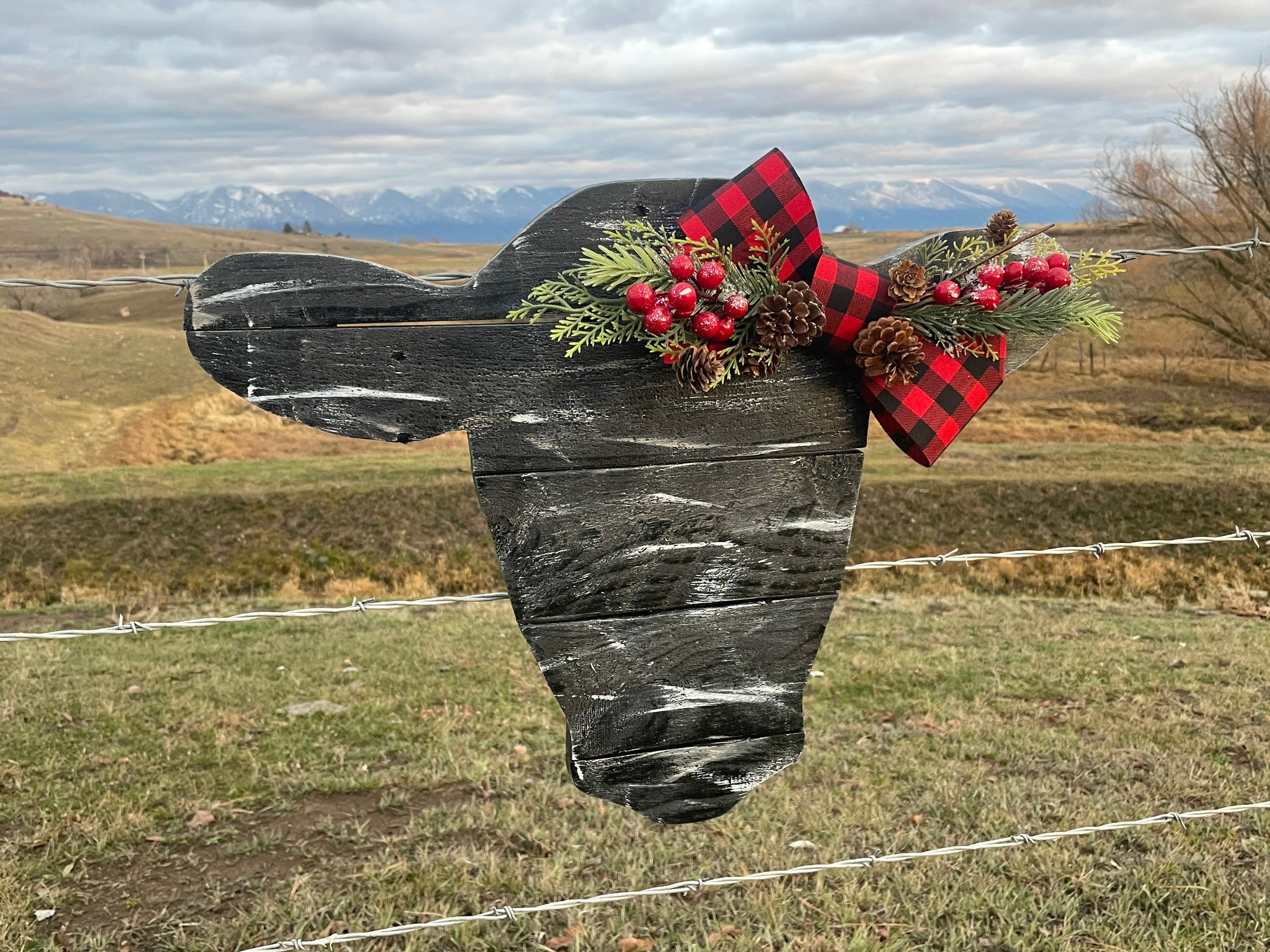 Pallet Cow Head | Etsy