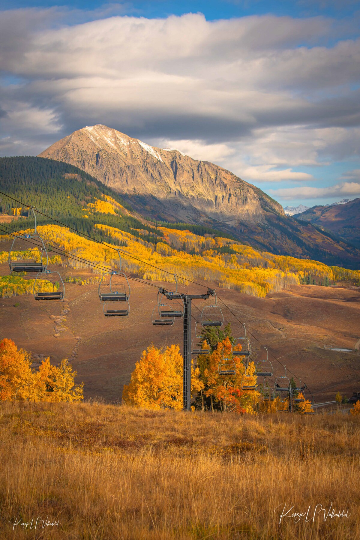 Fall Ski Resort Views in Crested Butte, Colorado Fall Photograph ...