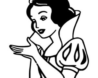 Snow White Decal | Etsy