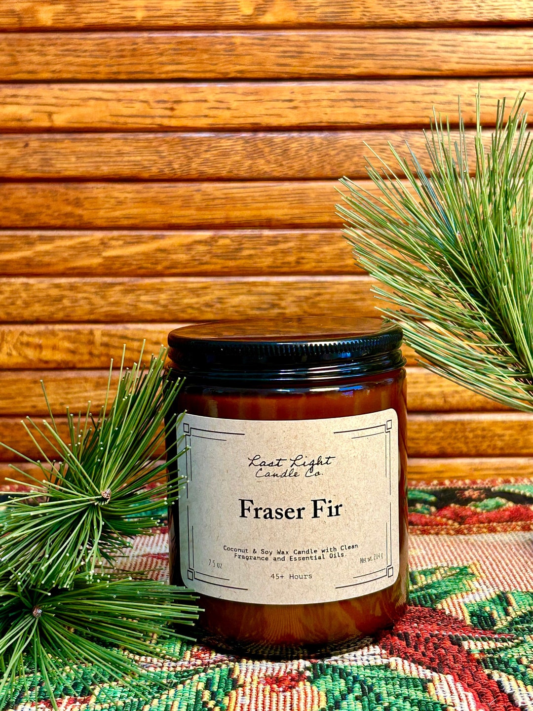 Fraser Fir Candle Non-toxic Coconut & Soy Wax 9 Oz - Etsy