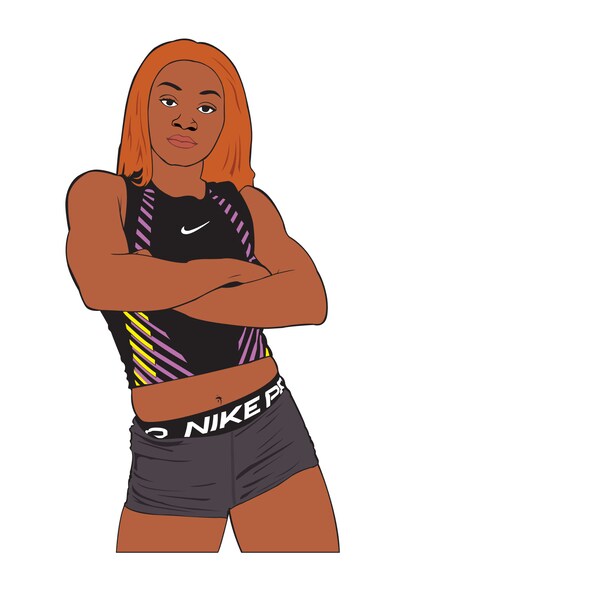 Black Girl Track Svg - Etsy