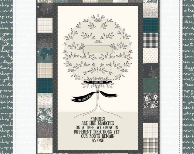 My Heritage Family Tree Wall Quilt Kit - Etsy