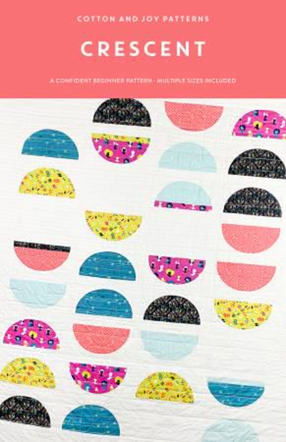 Crescent Paper Pattern by Fran of Cotton Joy - Etsy