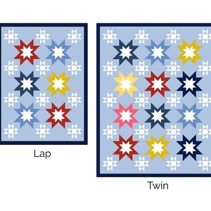 Supernova Quilt Paper Pattern by Meadow Mist Designs - Etsy