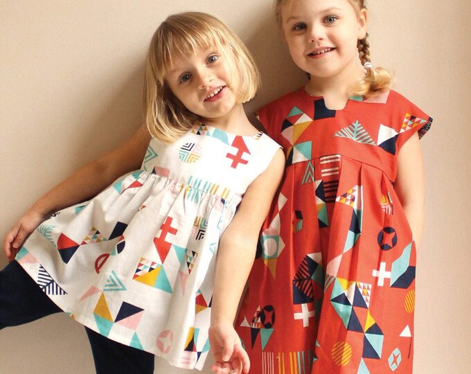 Geranium Dress and Tunic Paper Pattern From Made by Rae - Etsy