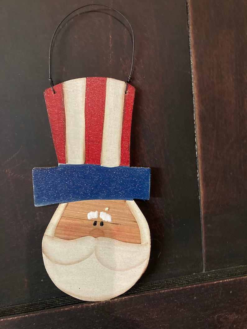 Uncle Sam Ornament. Cute Decoration for Summer Patriotic - Etsy