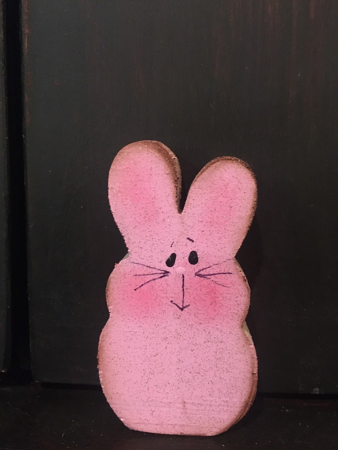 Cute Little Bunny Peep. Can Be Personalized for Easter Basket. Measures ...