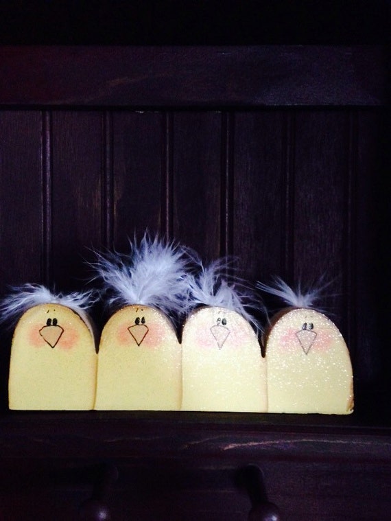Easter Chicks in a Row. Can Be Personalized Free. Measure 2 | Etsy