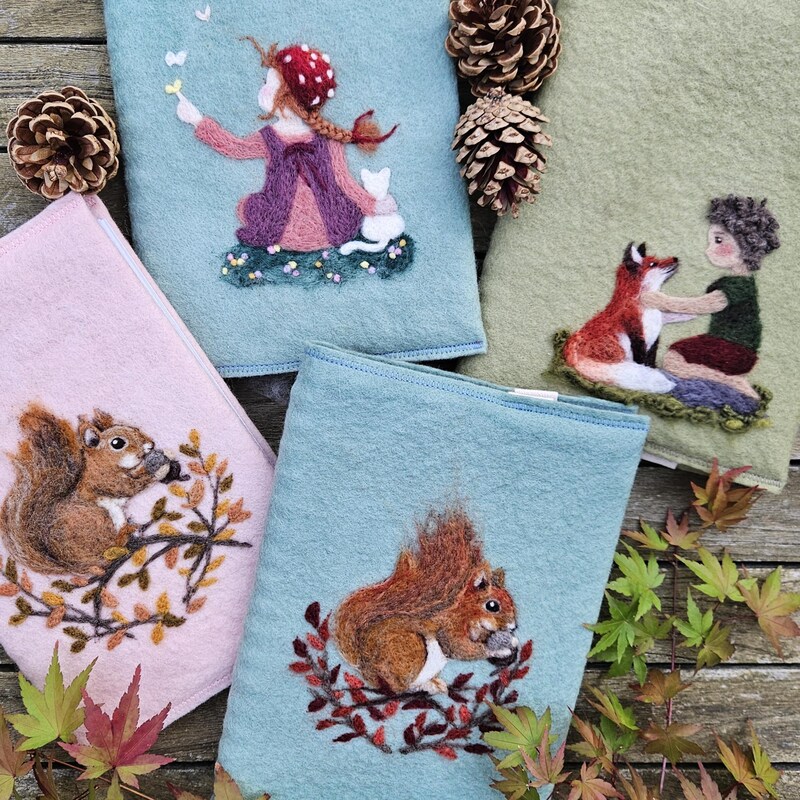Felt Book Cover - Etsy