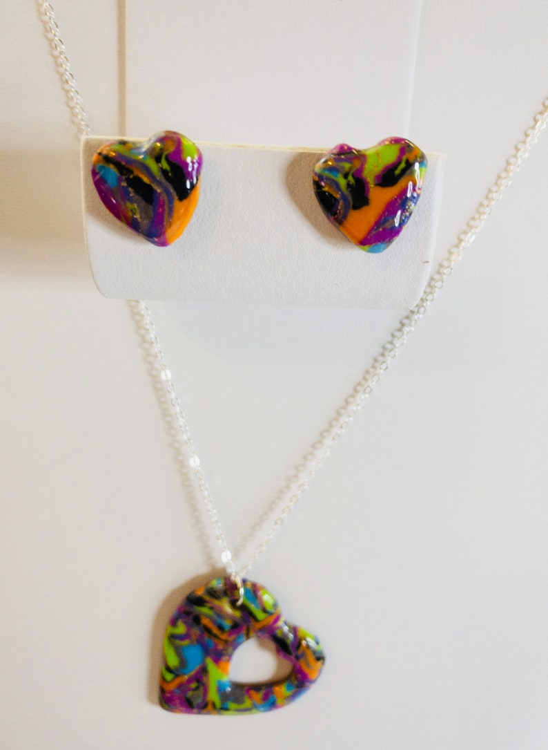 Polymer Clay Jewelry Set - Etsy