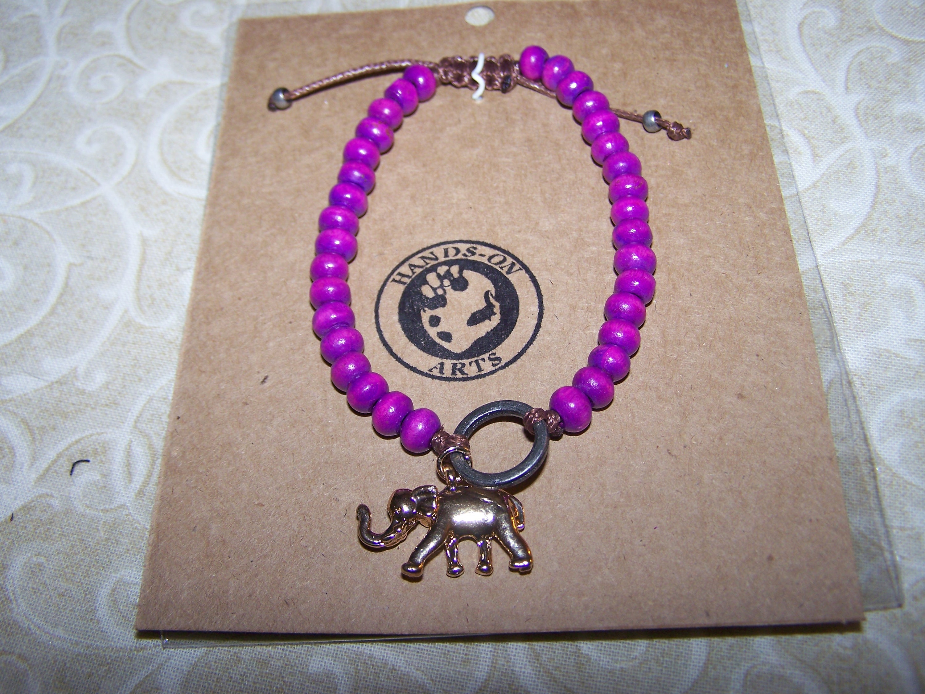 Beaded Bracelet With Wild Animal Charm - Various Animals & Colors - Etsy