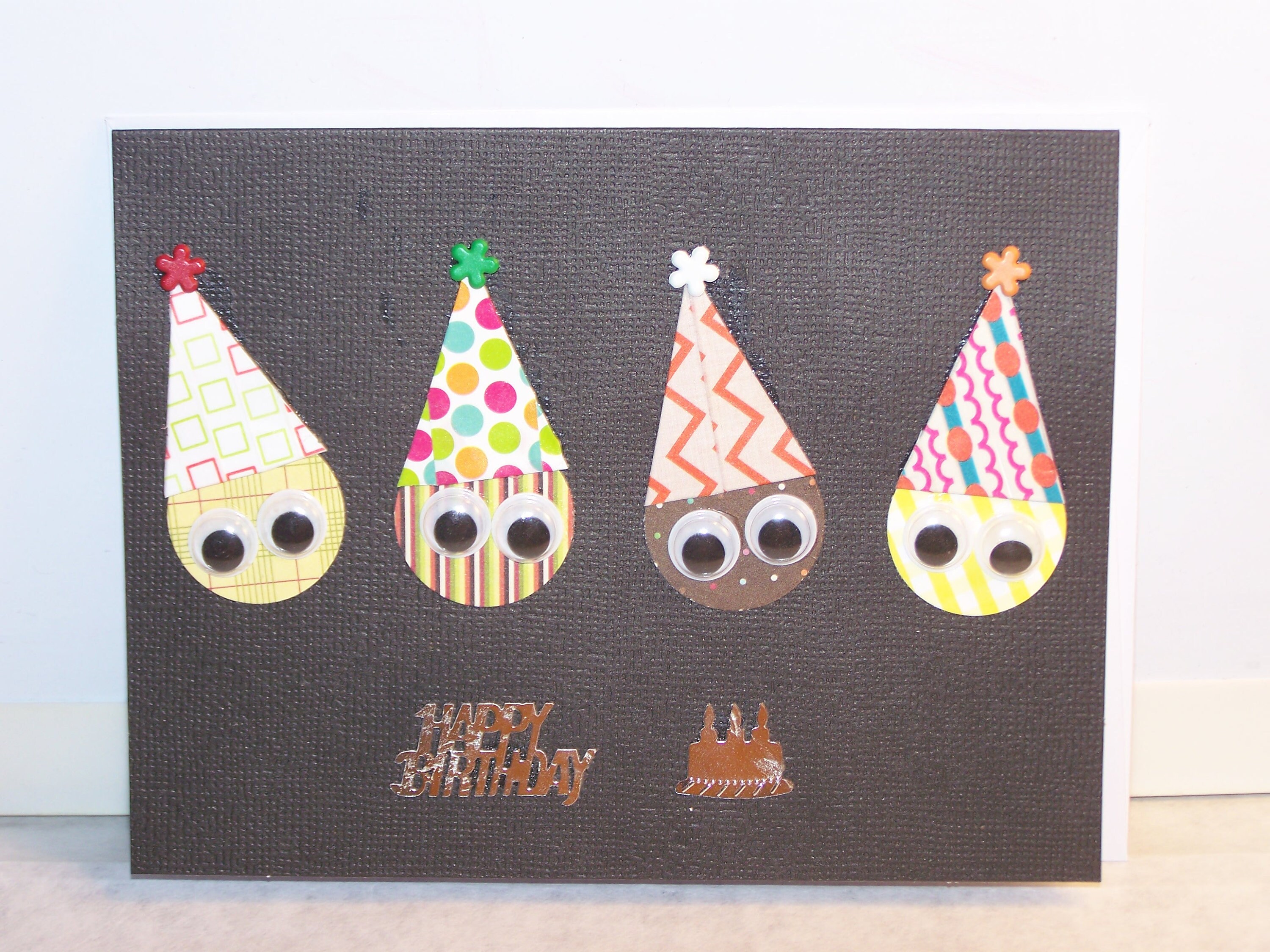 3 Circles Googly Eyes Birthday Card - Etsy