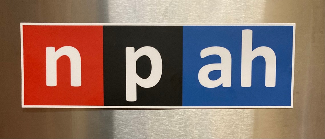 Npah Bumper Sticker Homage to NPR, Boston, New England in General, and ...