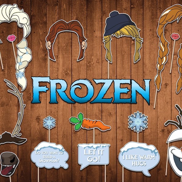 Frozen Photo Props - Etsy