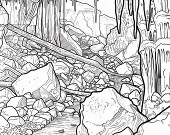 mammoth cave coloring pages