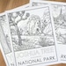US National Parks Coloring Pages: Yosemite, Joshua Tree, Rockies ...