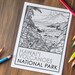 Hawai'i Volcanoes National Park Coloring Page - Etsy
