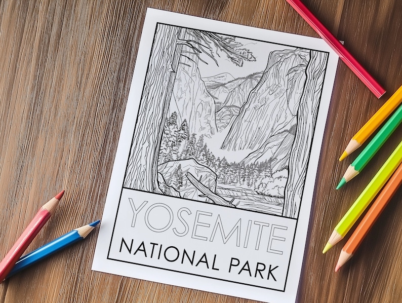 Yosemite National Park - Etsy