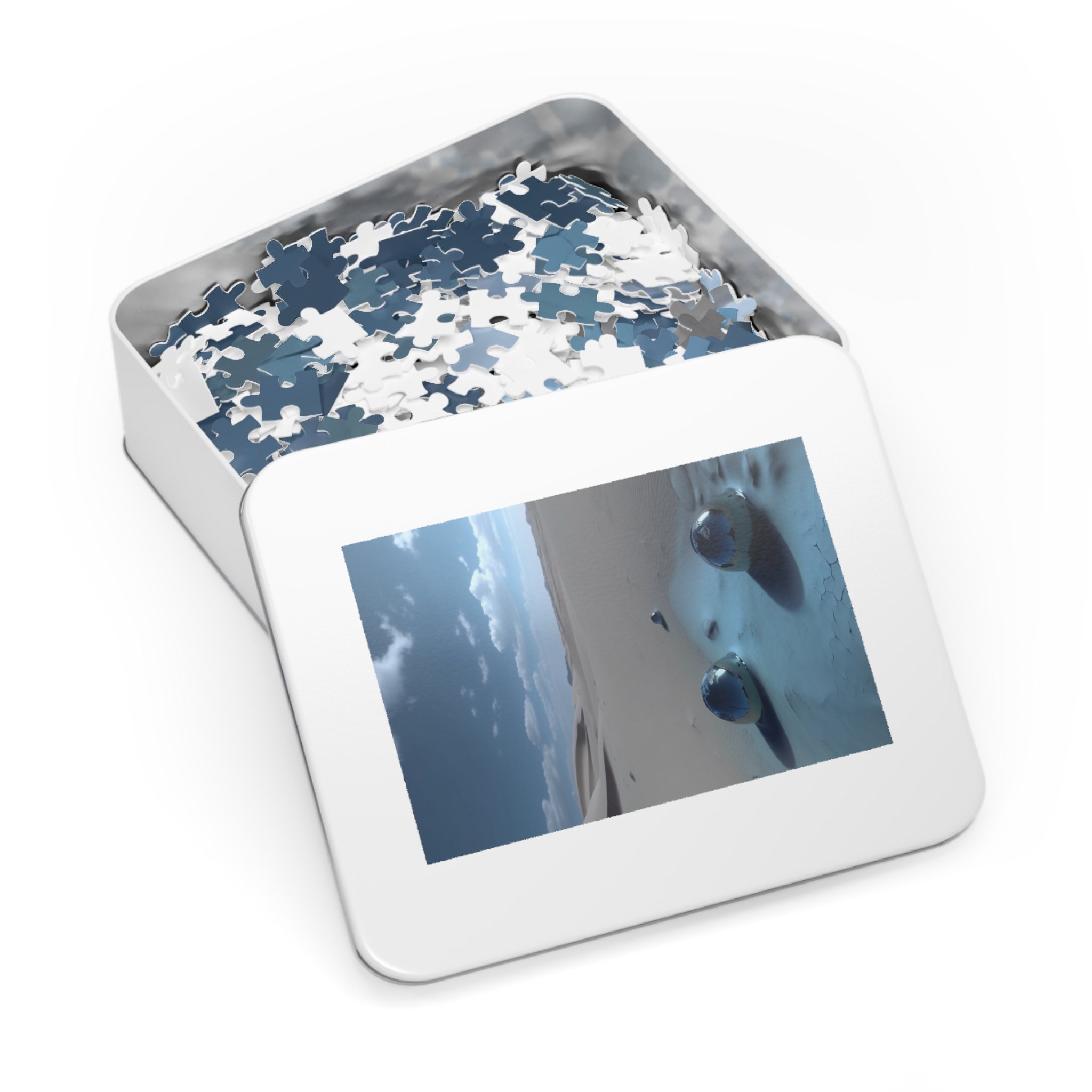 Earth II Jigsaw Puzzle: Mirror Orbs in Desert Landscape 252, 500, 1000 ...