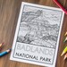 Badlands National Park Coloring Page - Etsy