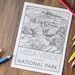 Mesa Verde National Park Coloring Page - Etsy