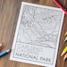 Carlsbad Caverns National Park Coloring Page - Etsy