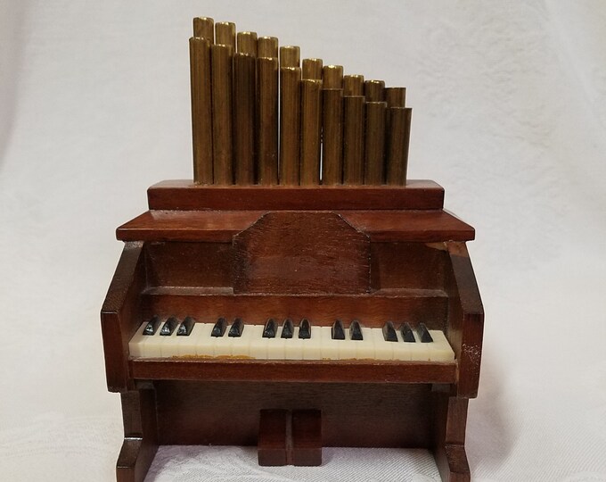 Vintage George Good Wooden Pipe Organ Music Box - Etsy