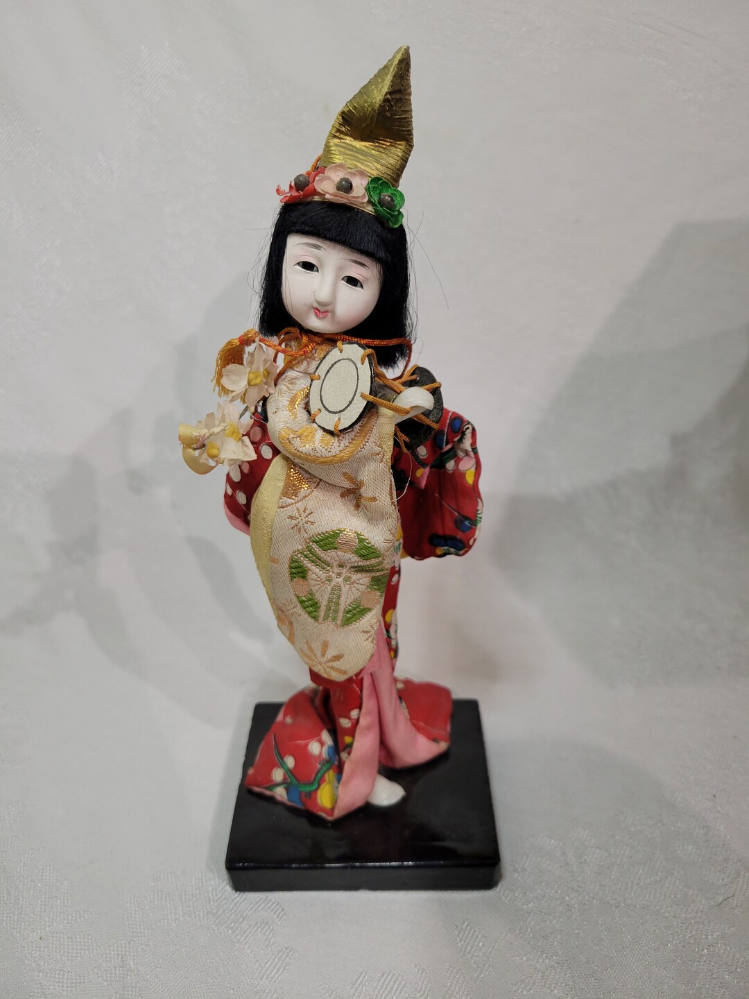 Vintage Japanese Geisha Doll in Kimono and Obi Sash - Etsy