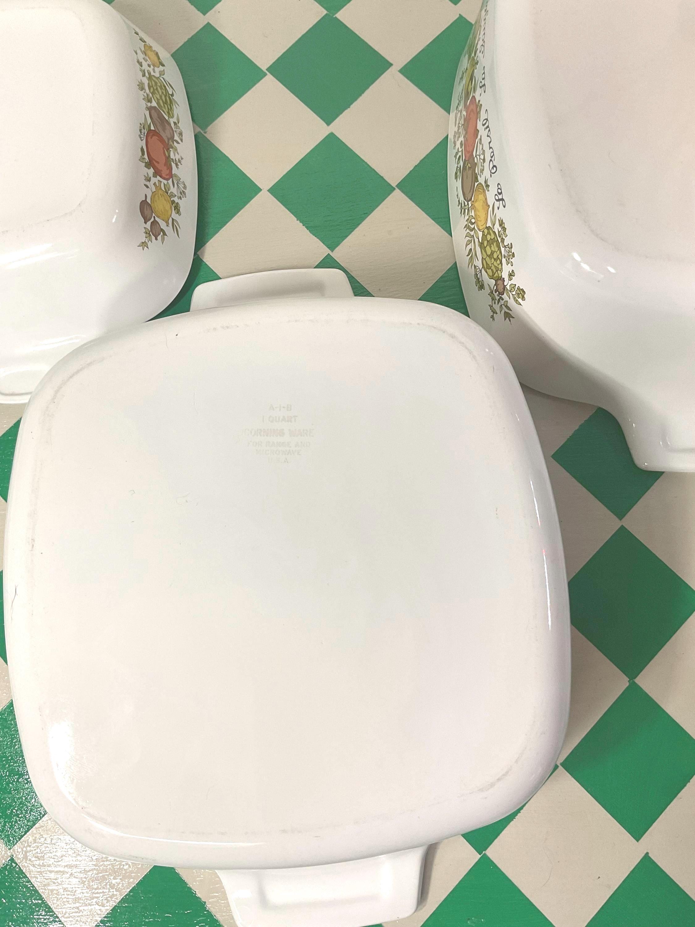 Vintage Spice O Life Corningware Casserole Set - Etsy