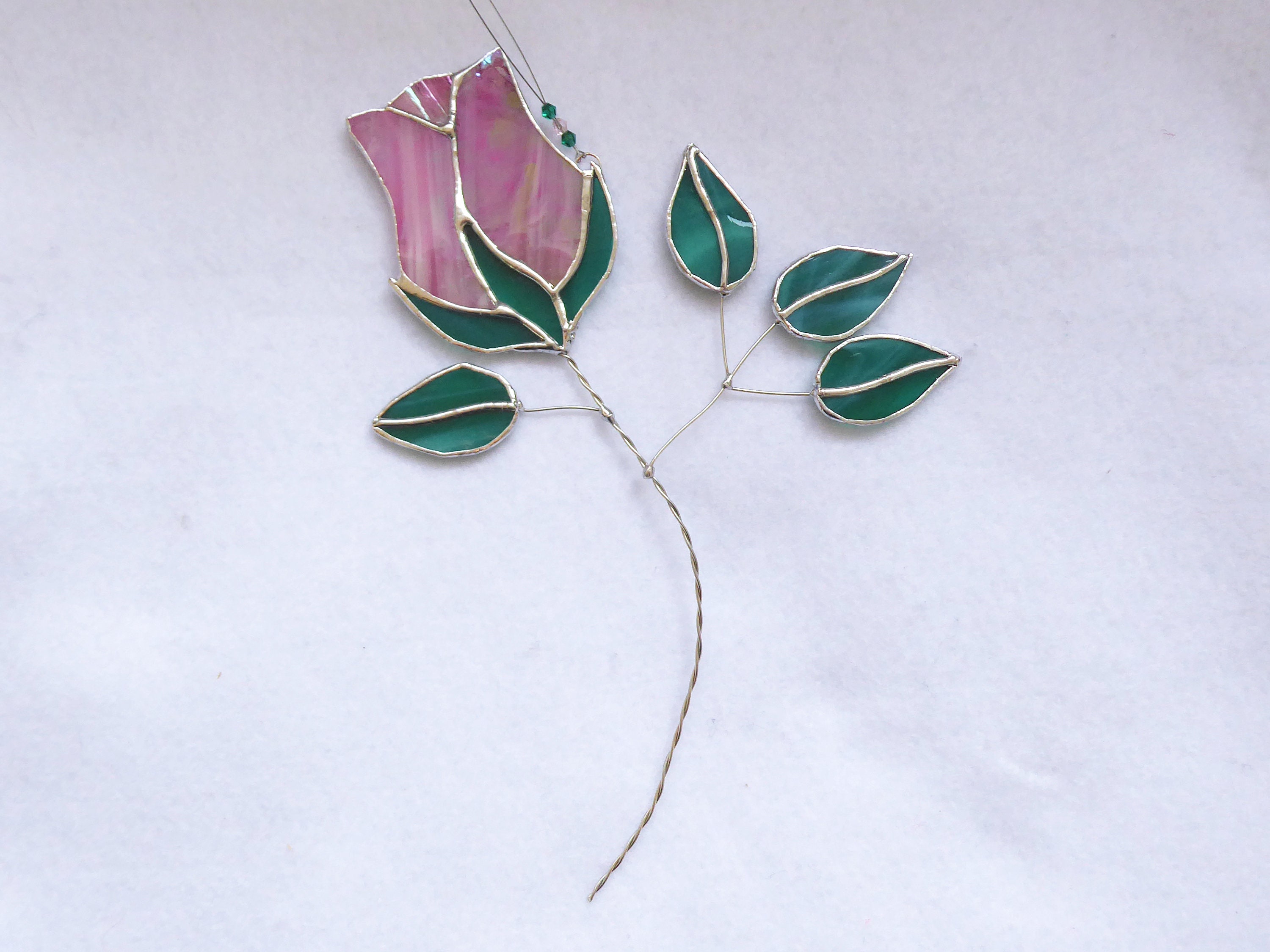 Stained Glass Rose Buds