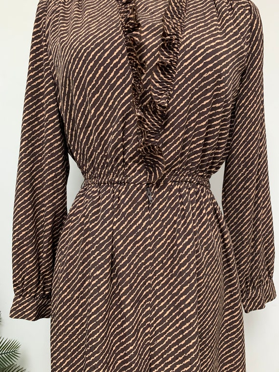 Amazing 1970s Japanese Vintage Stripe Pattern Winter … - Gem