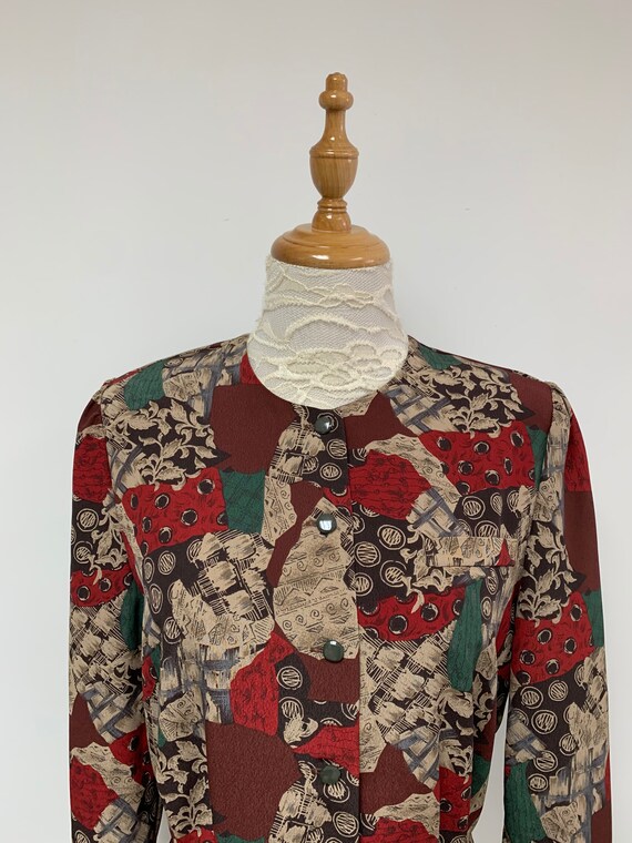 Fabulous Vintage Japanese Novelty Pattern Winter Blou… - Gem