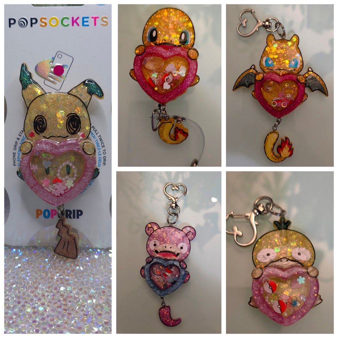 Charmander Slowpoke Psyduck Charizard Heart Shaker Pokemon Inspired for ...
