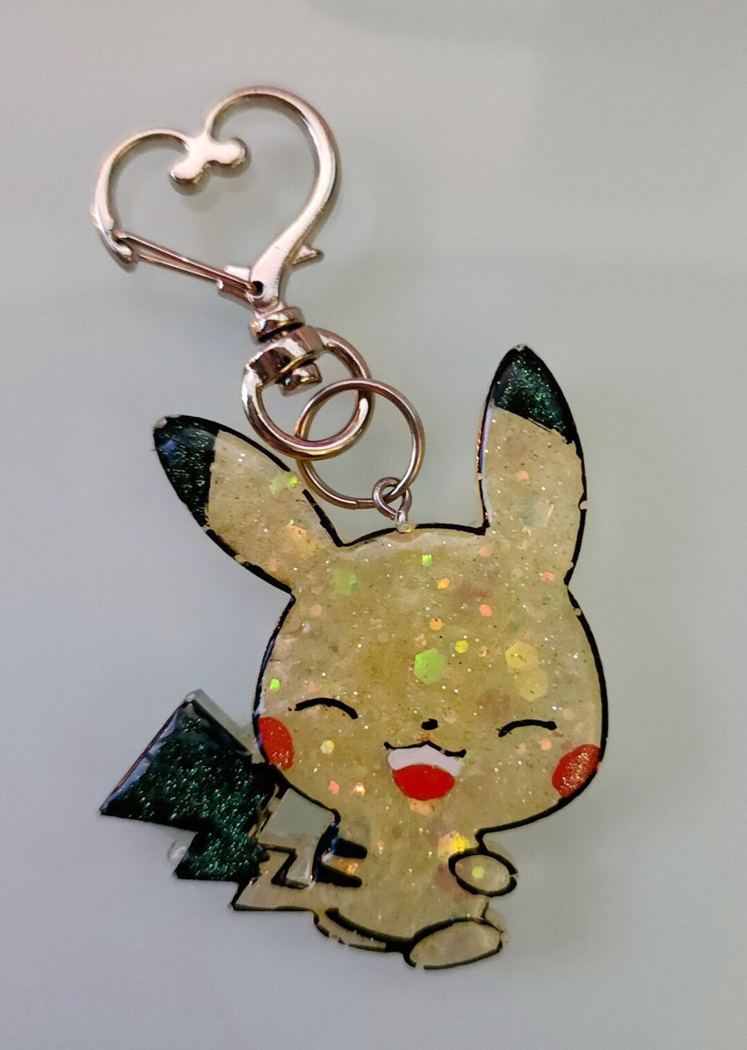 Made to Order Pikachu Pokemon Inspired for Popsocket Keychain - Etsy