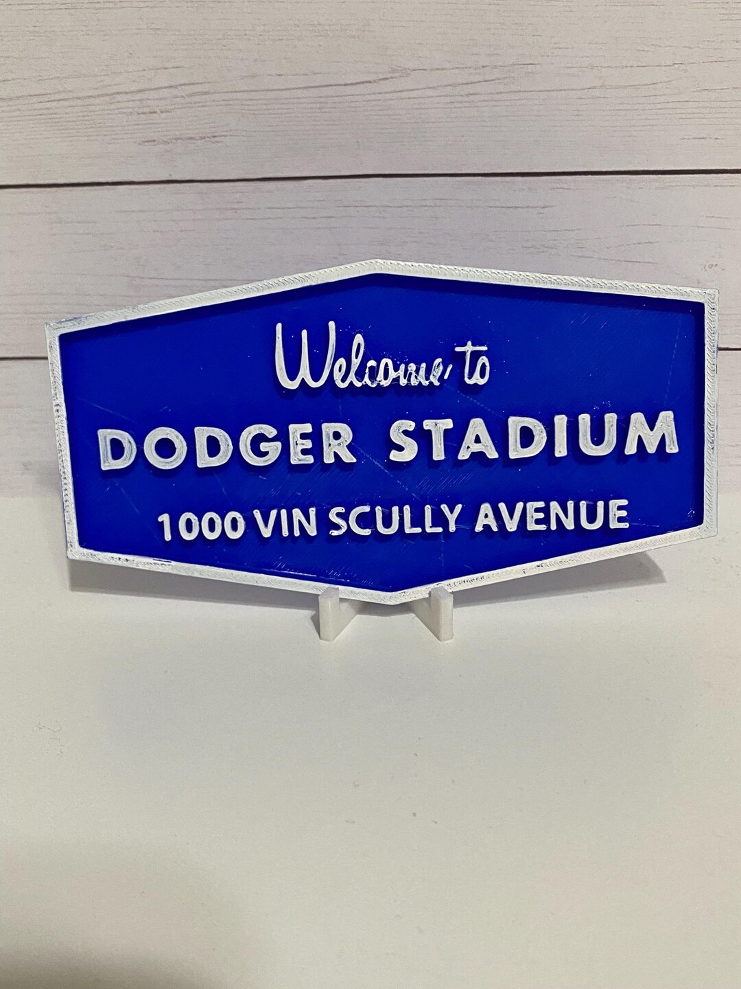 Dodgers Stadium Sign With Stand Included - Etsy