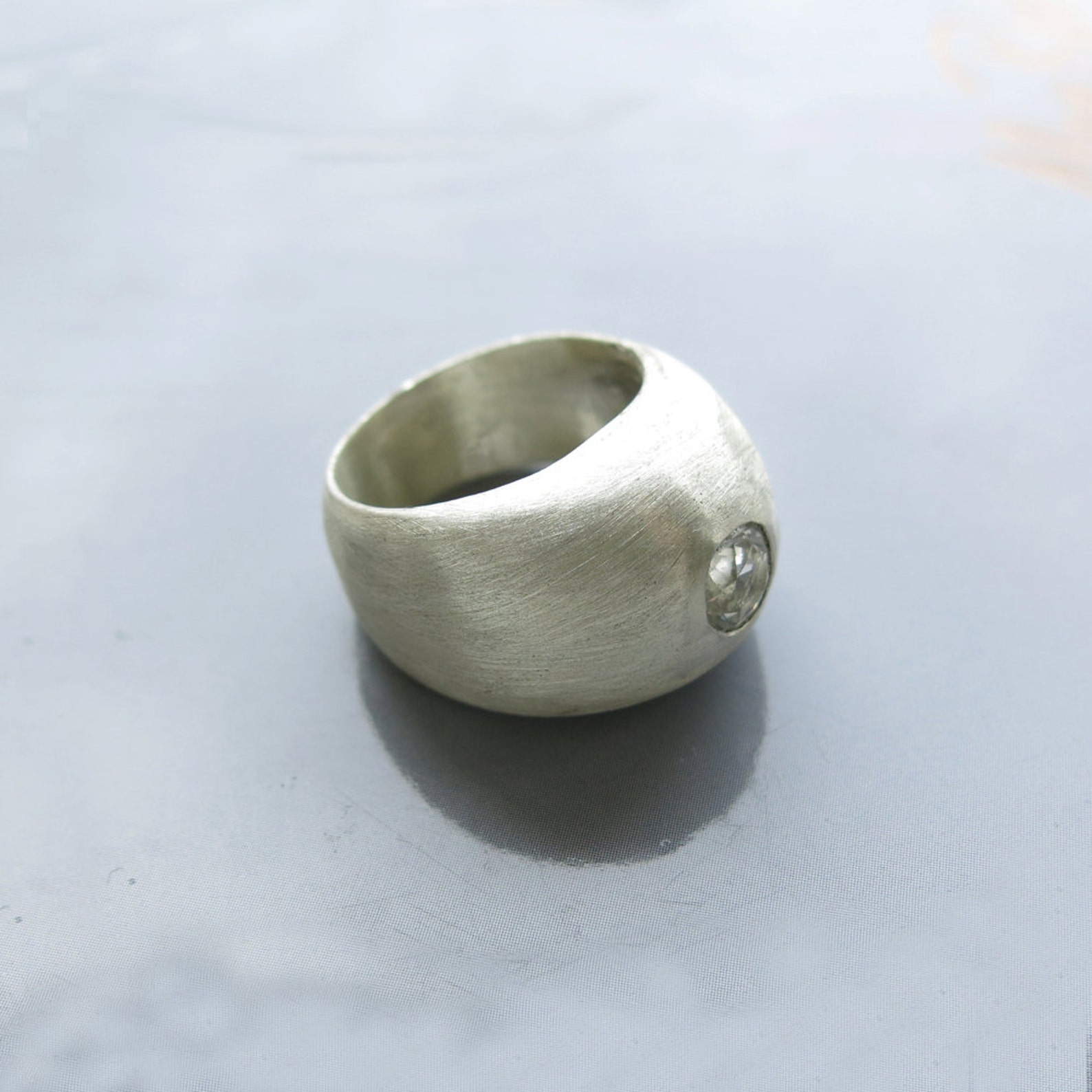 Gemstone Statement Ring Cocktail Ring Black Stone Ring - Etsy